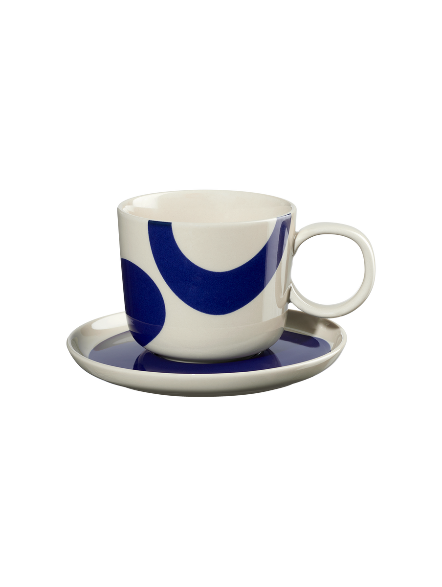 kaffeetasse mit unterteller, la mer